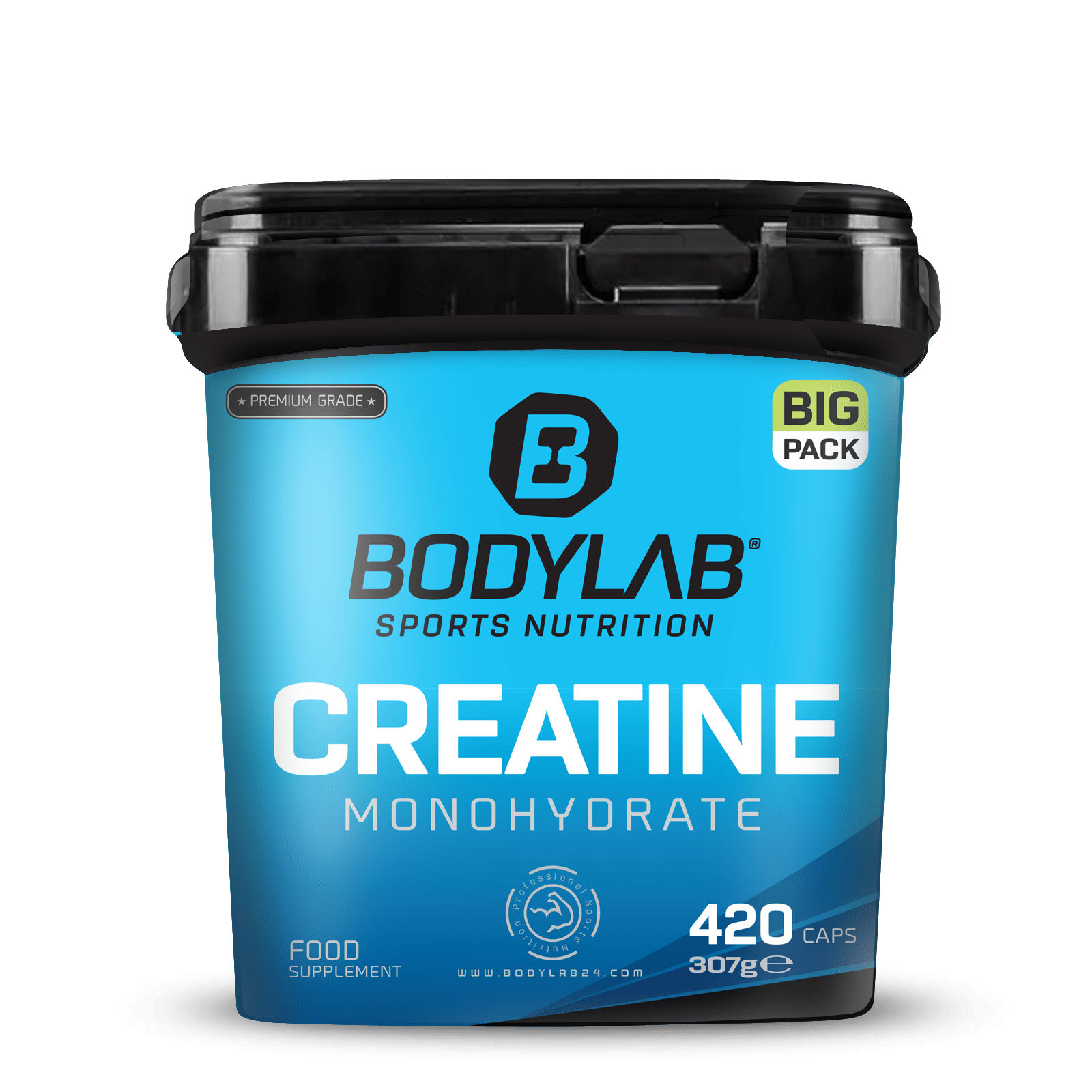 BIG PACK Creatine Monohydrate (420 Kapseln) | Bodylab24 Shop
