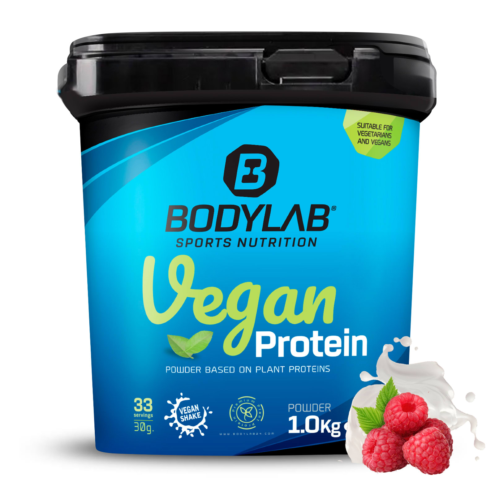 Vegan Protein - 1000g - Raspberry Cream