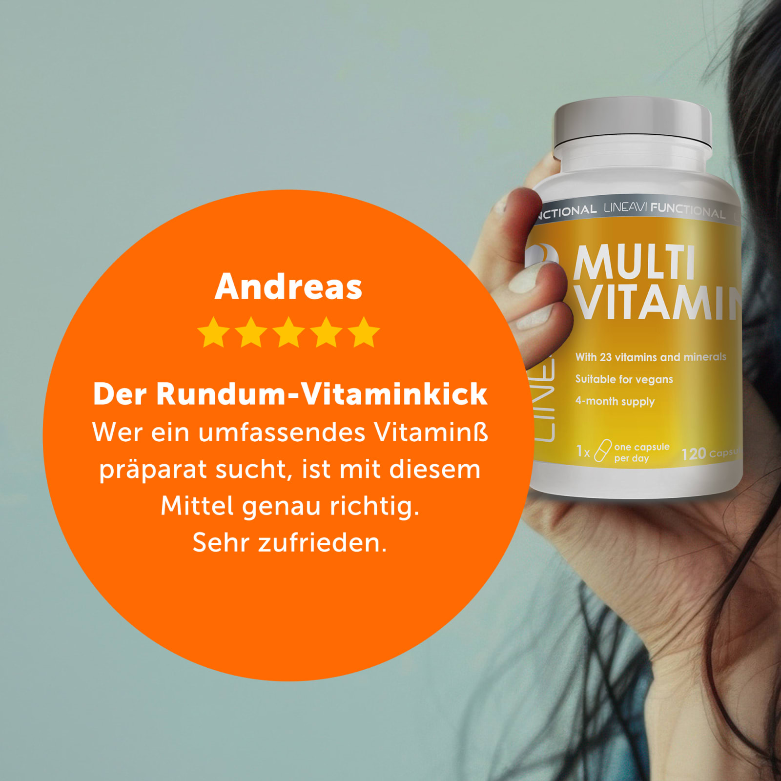 Multivitamin 8-Monatspackung (2x120 Kapseln) | Bodylab Shop
