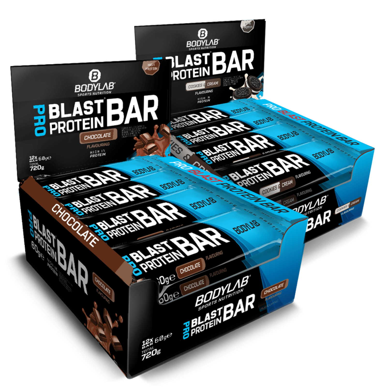 2 x Pro Blast Protein Bar (24x60g) van Bodylab24 kopen | Bodylab Shop