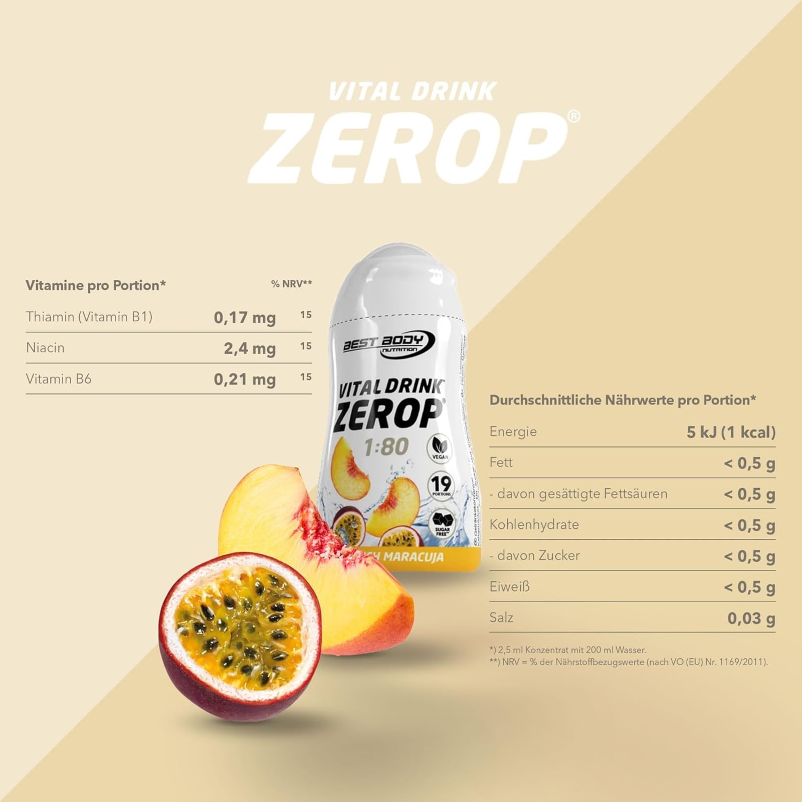 Vital Drink Zerop Mix Tray (6x48ml)