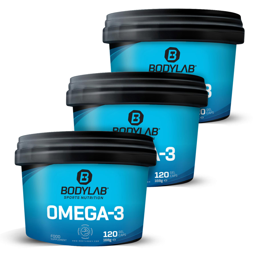 3 x Bodylab Omega-3 (elk 120 capsules) | Bodylab Shop