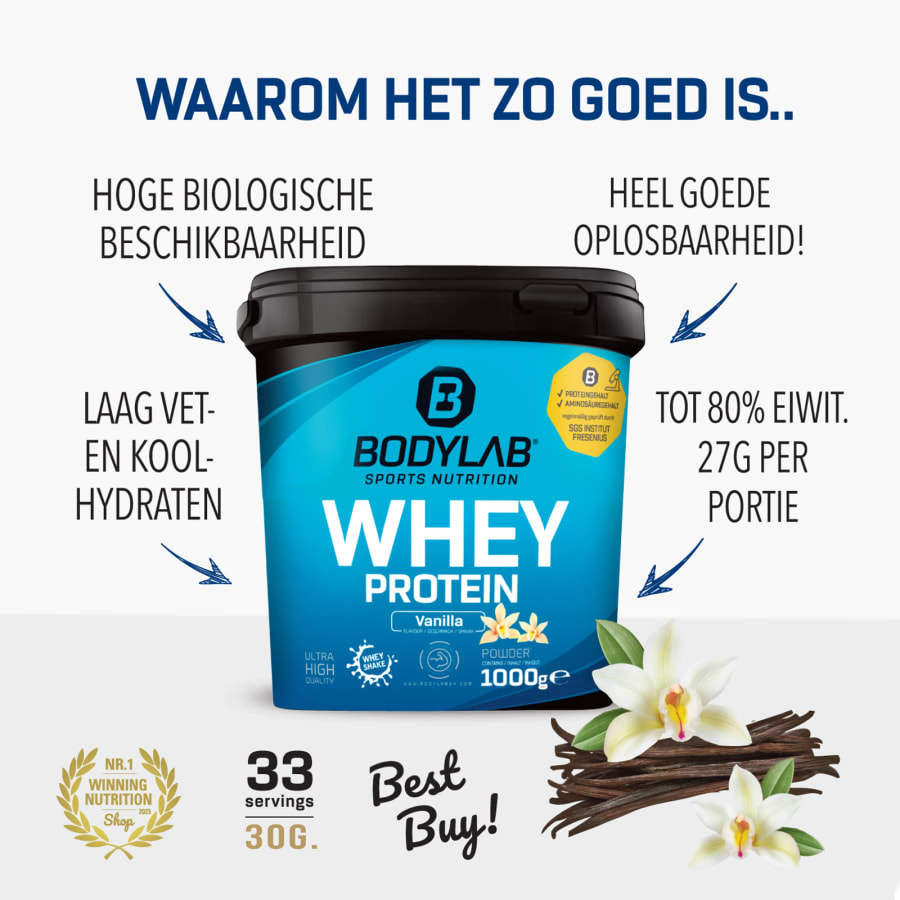 Whey Protein (1000g) van Bodylab24 kopen | Bodylab Shop