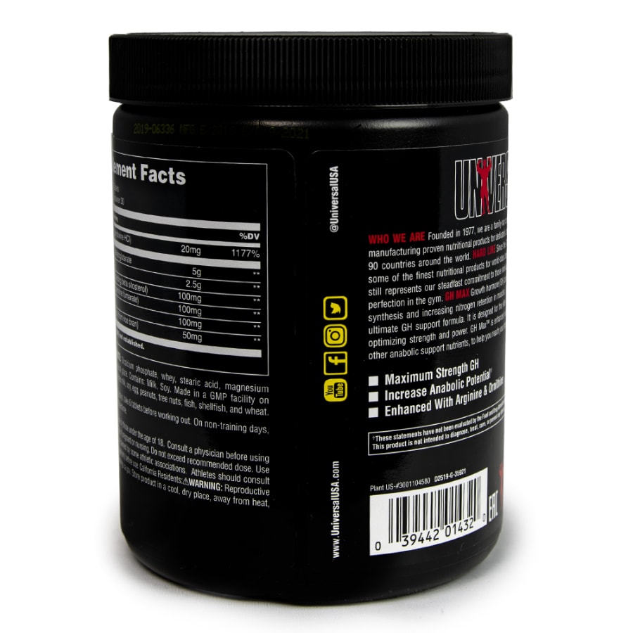 GH Max (180 tabs) van Universal Nutrition kopen | Bodylab Shop