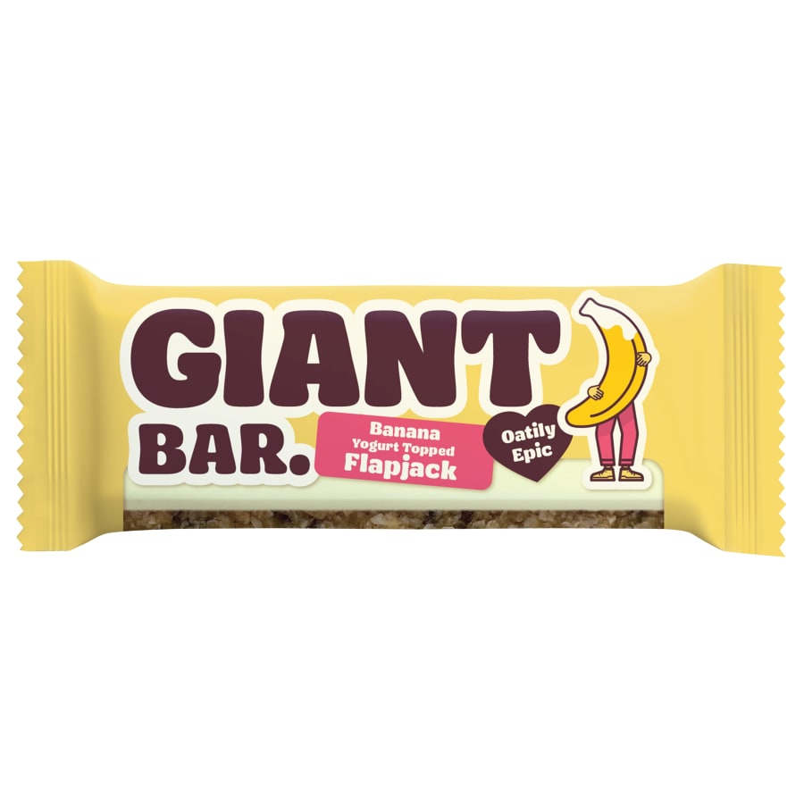 Giant Flapjack Yoghurt Bar - 100g - Banana