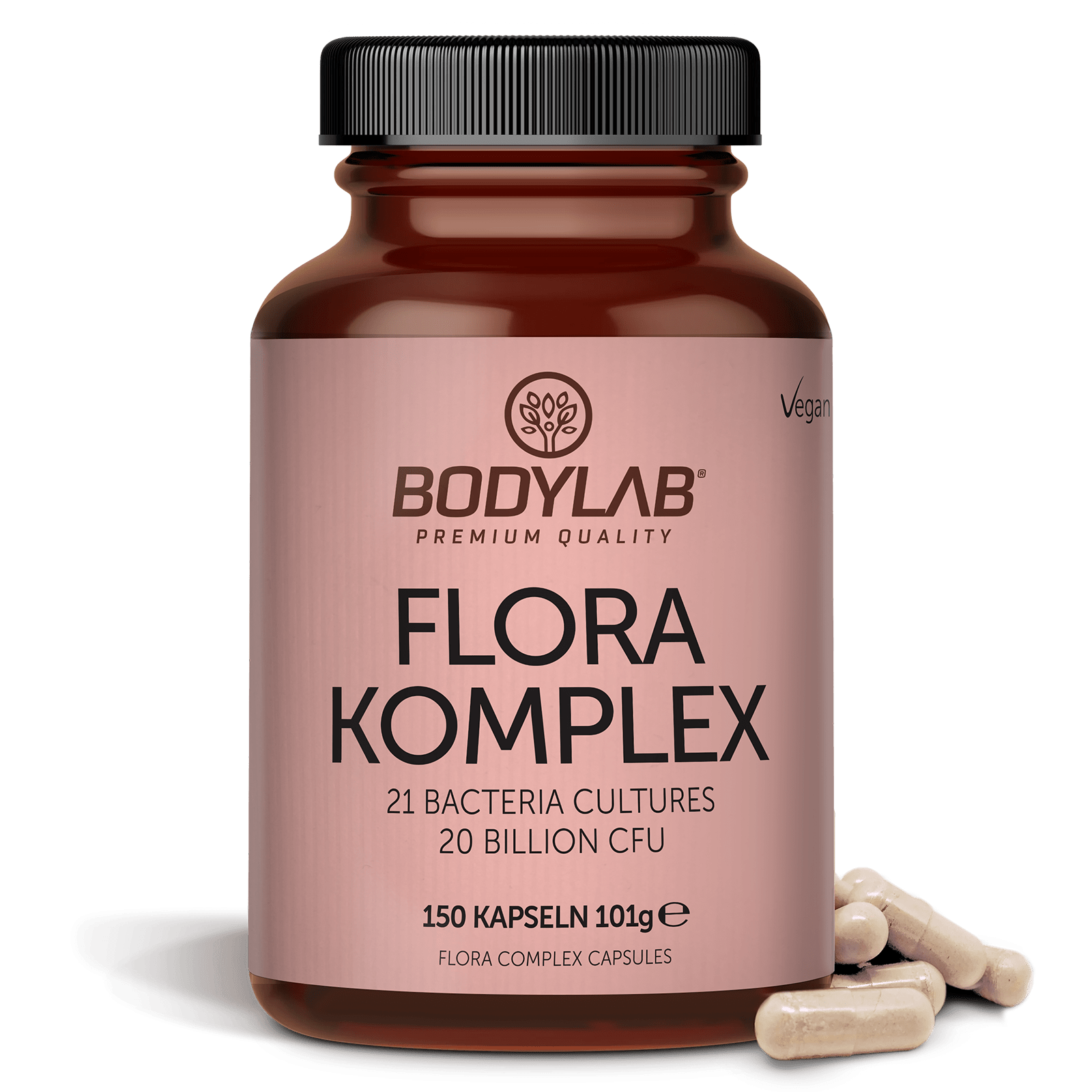 Flora Complex / Komplex (150 Kapseln) (21 Bacteria Cultures 20 Billion CFU)
