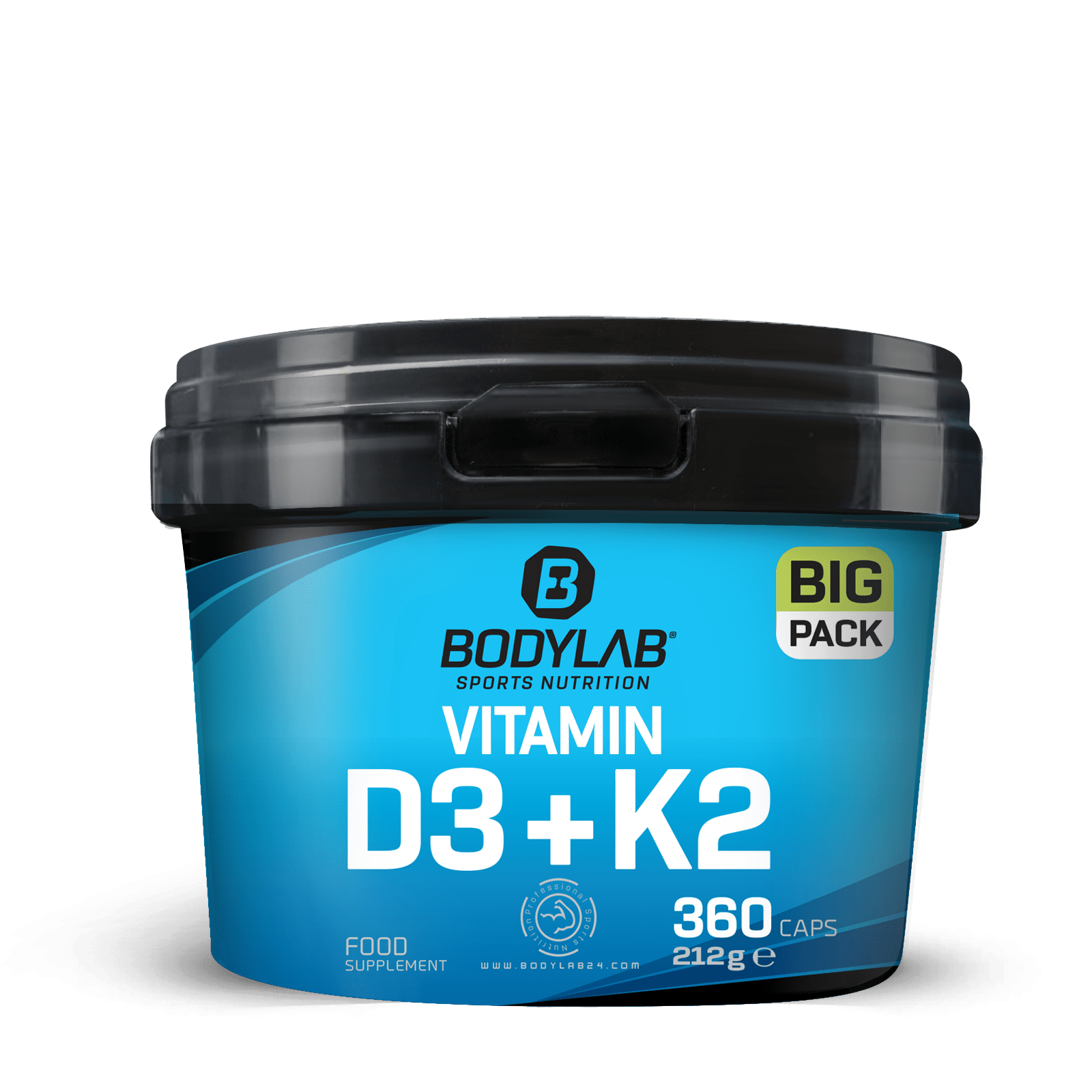 BIG PACK Vitamin D3 + K2 (360 Kapseln)