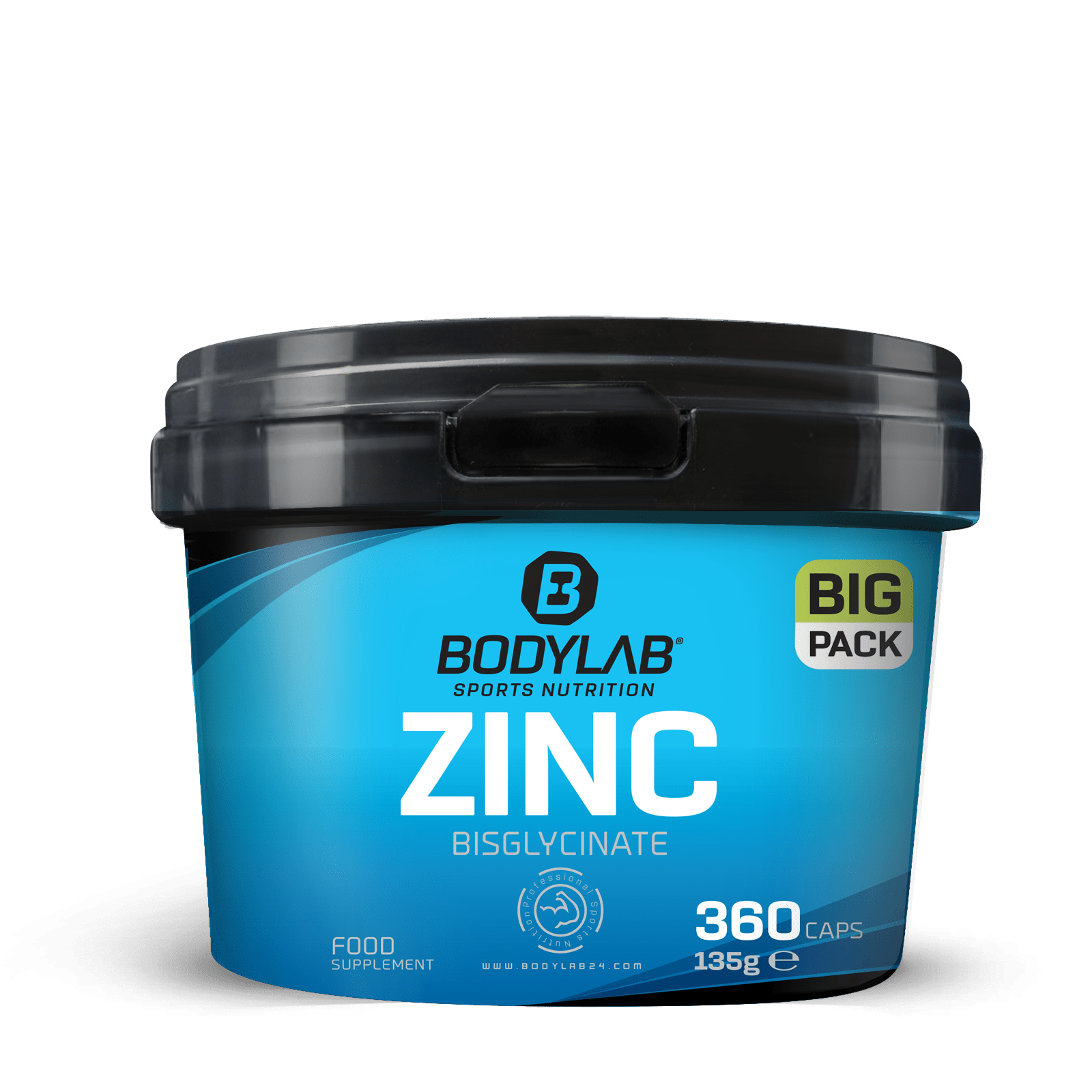 BIG PACK Zinc Bisglycinat (360 capsules) | Bodylab Shop