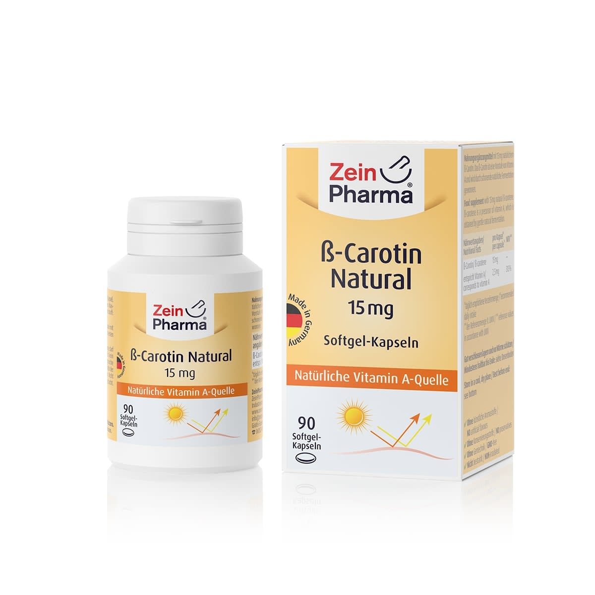 Beta Carotin Natural 15 mg (90 capsules)