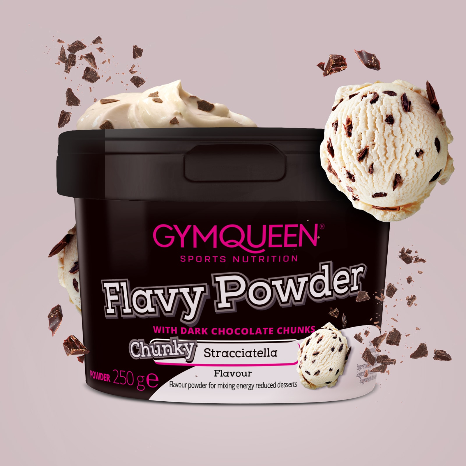 Flavy Powder - 250g - Chunky Stracciatella | Bodylab Shop