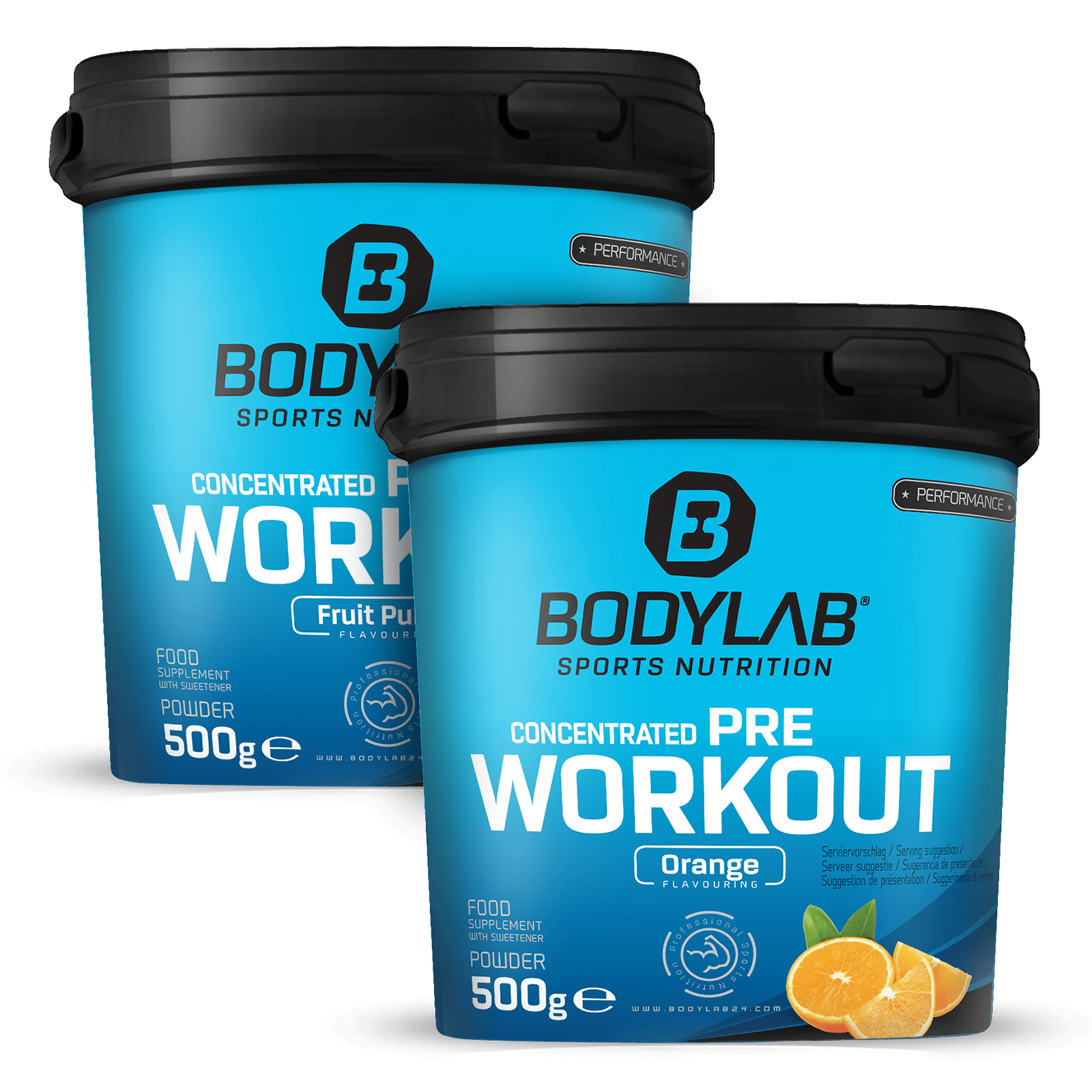 2 x Concentrated Pre Workout (500g) | Bodylab Shop