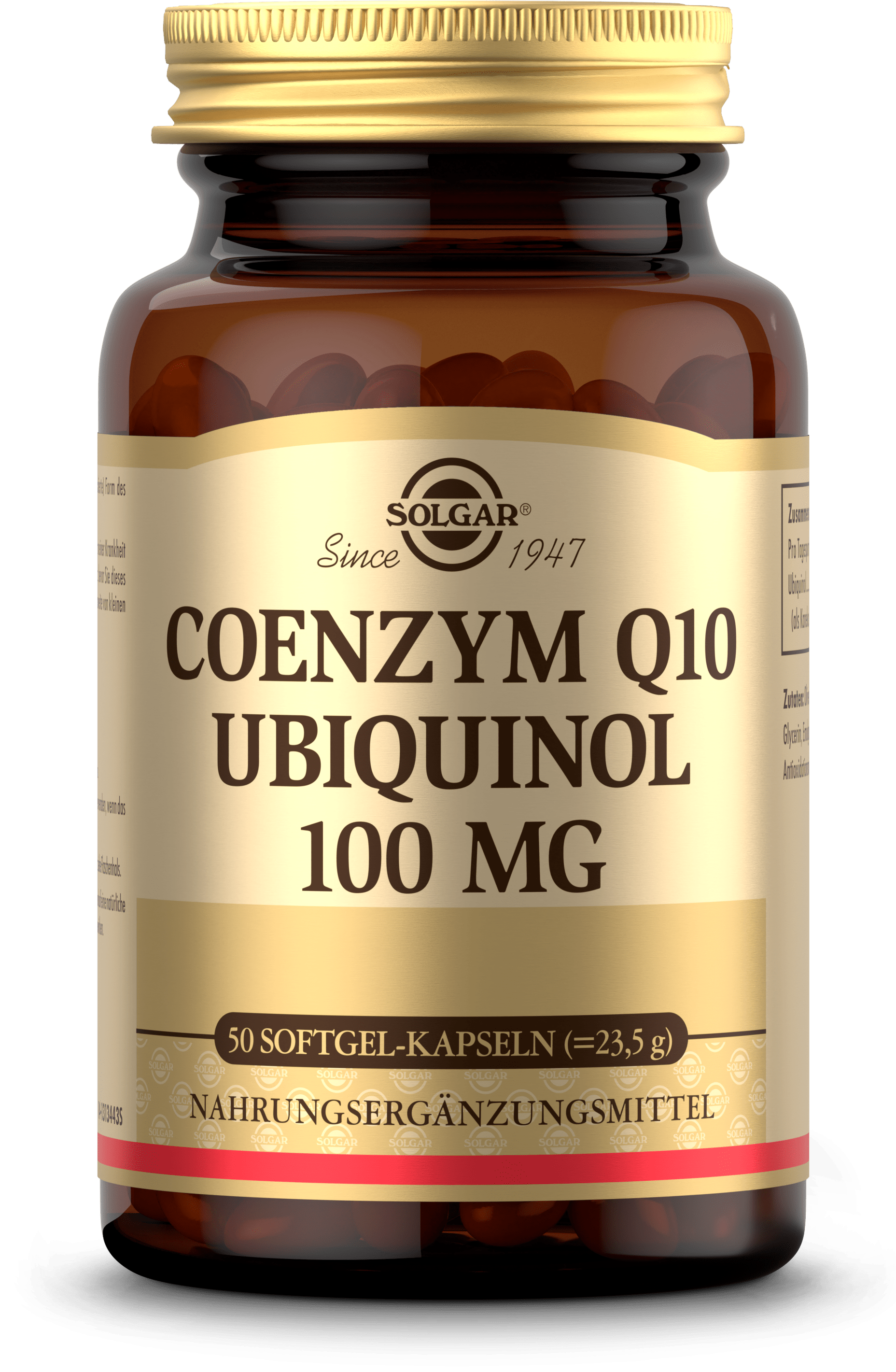 Coenzym Q10 Ubiquinol 100 mg (50 Kapseln)