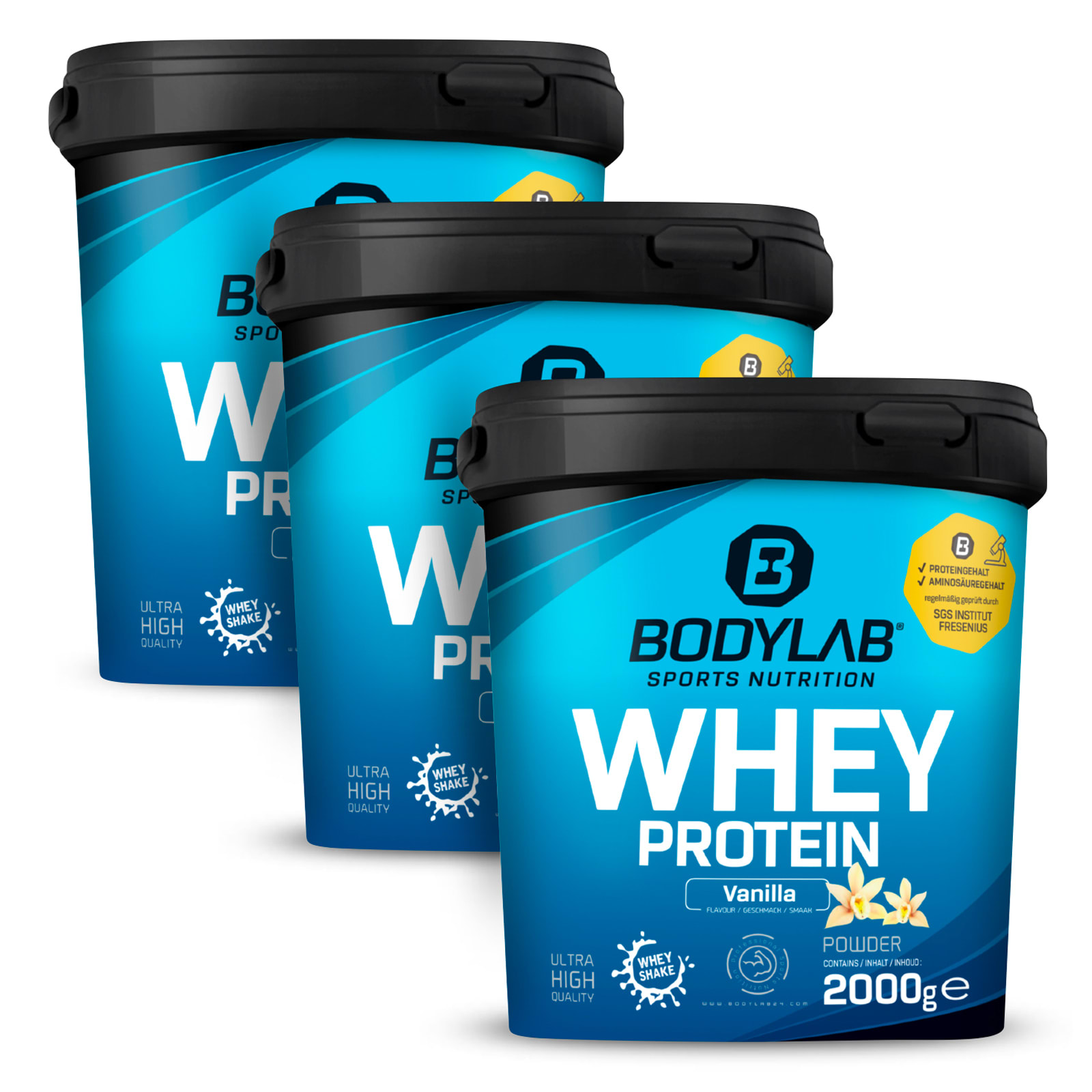3 x Whey Protein (2000g) | Bodylab Shop