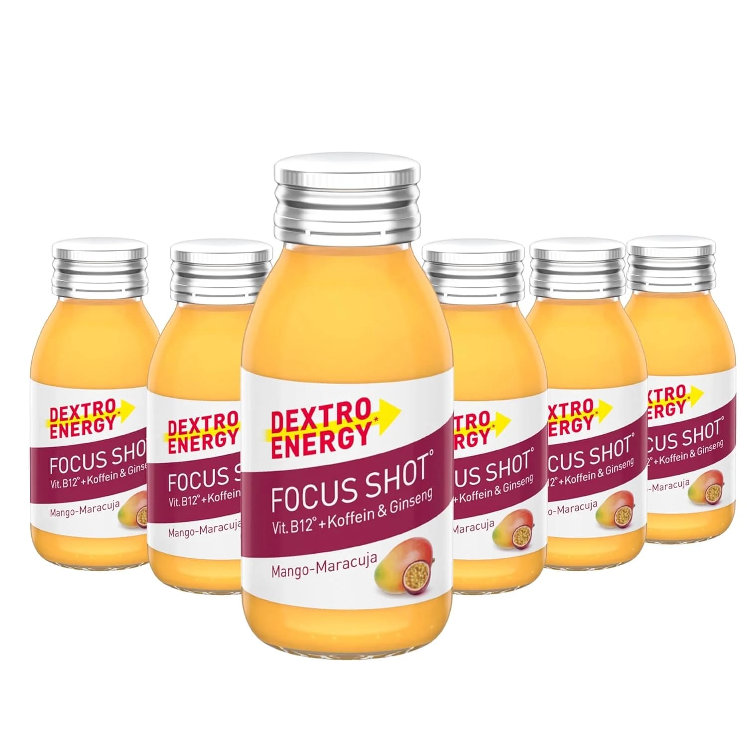 Dextro Energy Focus Shot Mango-Maracuja (12x60ml) | Bodylab Shop
