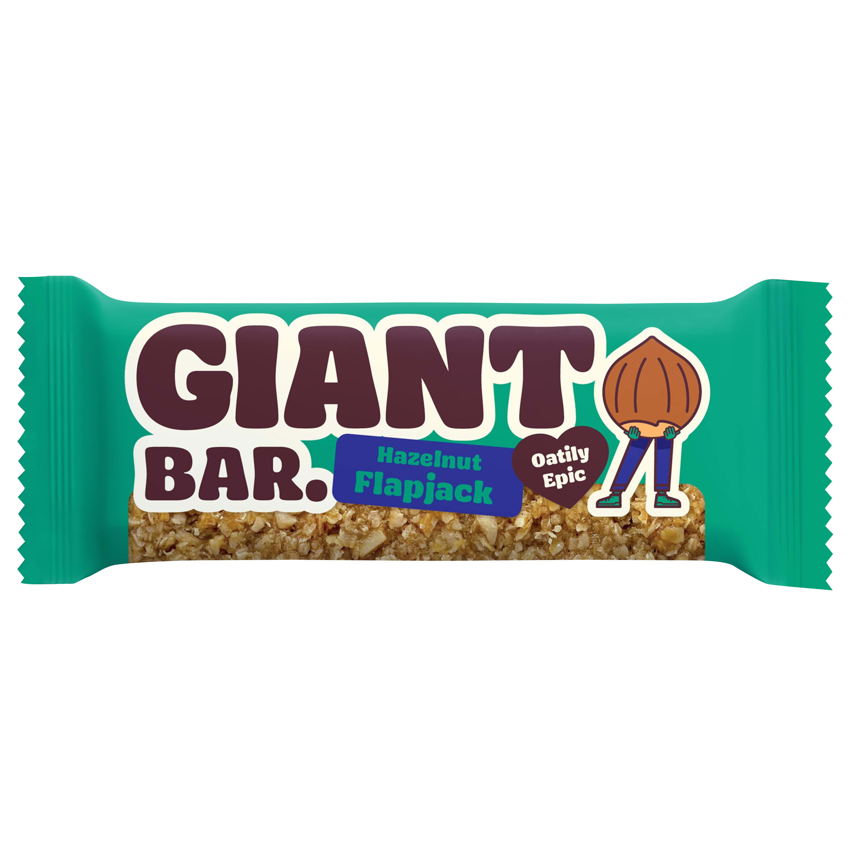 Giant Flapjack Bar - 90g - Hazelnut