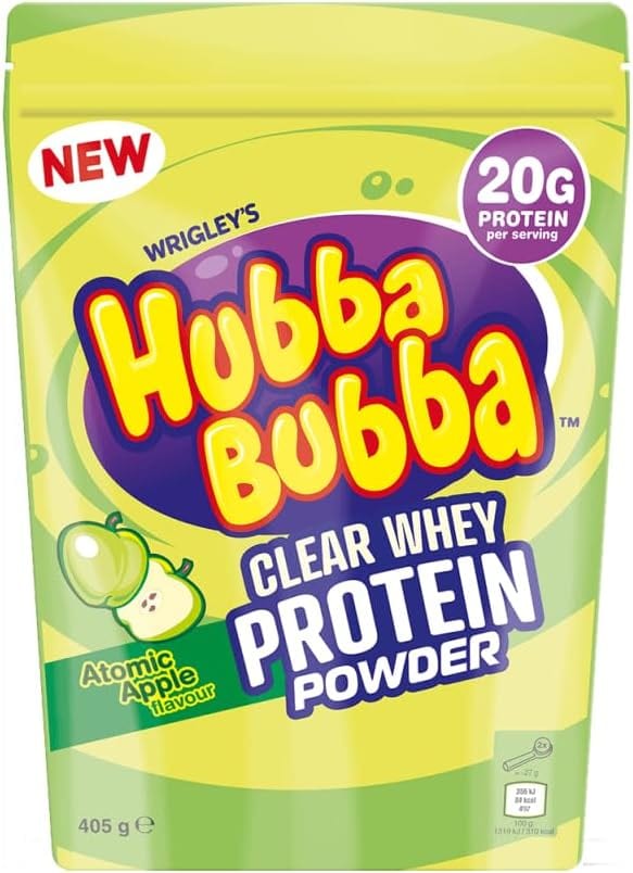 Hubba Bubba Clear Whey - 405g - Atomic Apple