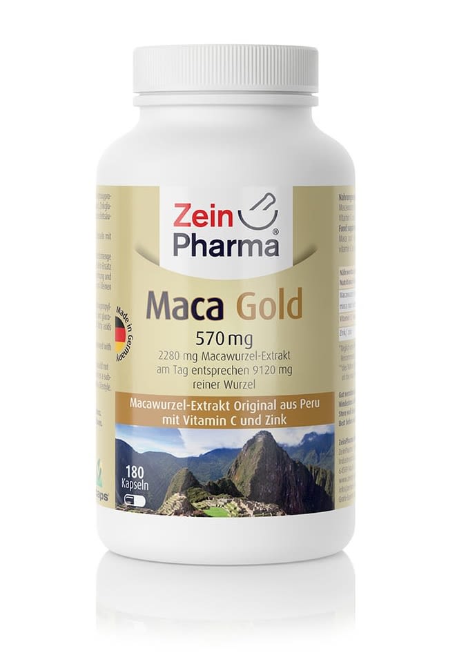 Maca Gold 570mg (180 capsules) | Bodylab24 Shop