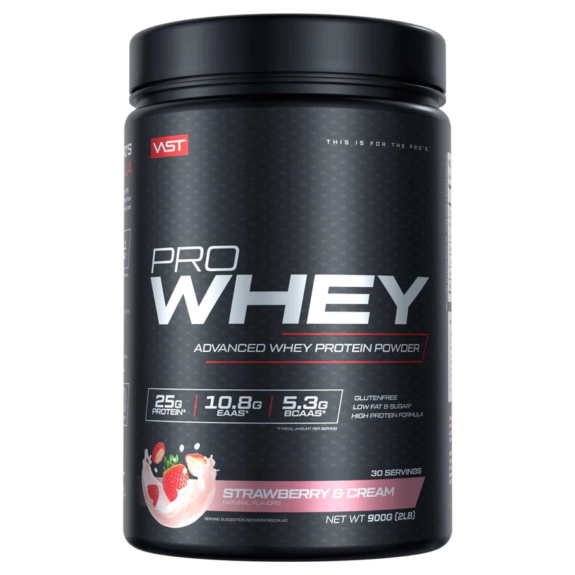 PRO WHEY - 900g - Strawberry & Cream