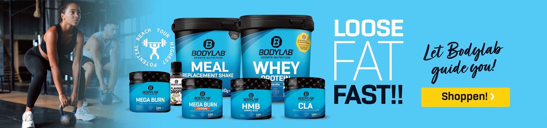 Spieropbouw, fitness, afvallen, Whey protein | Bodylab24 Shop