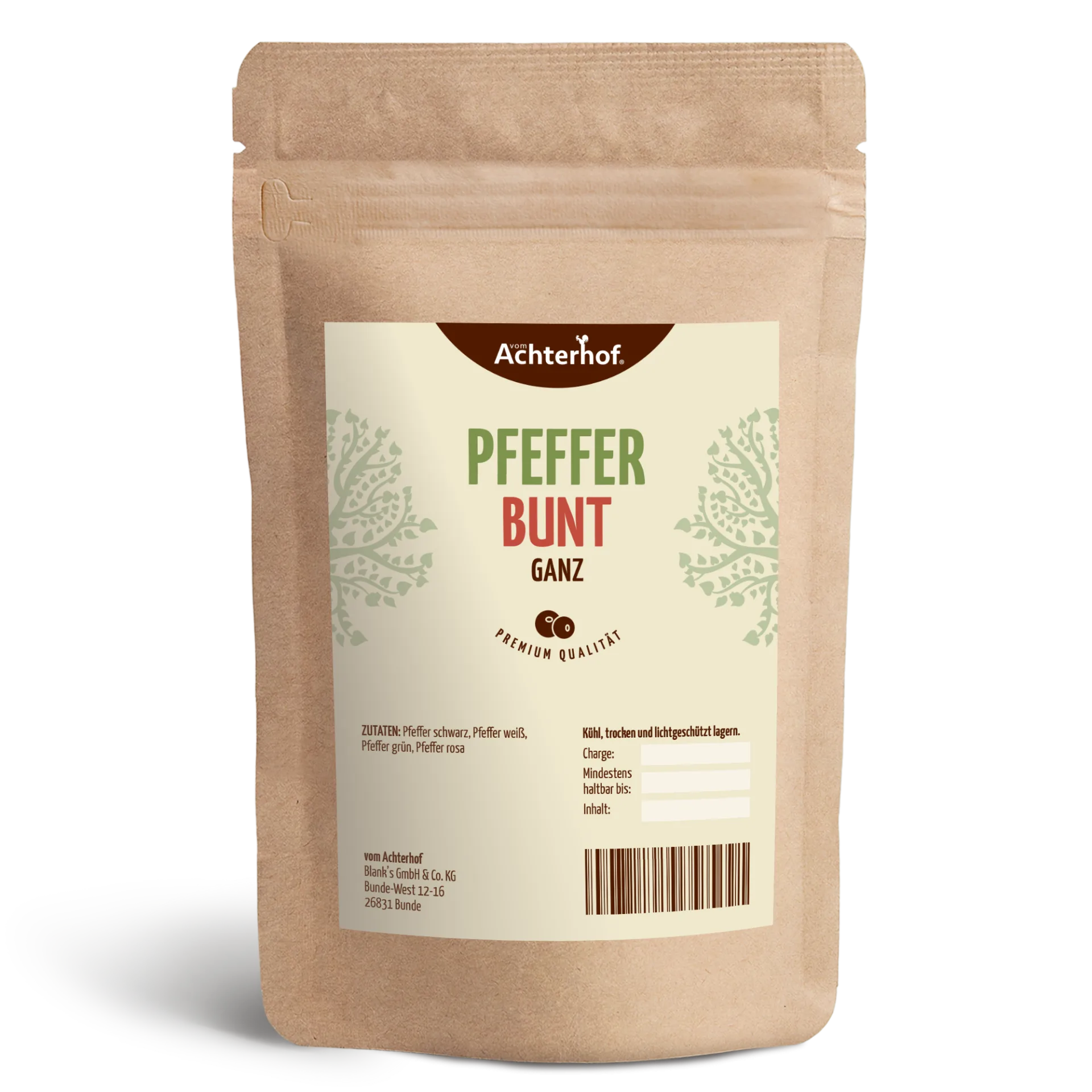 Pfeffer vom Achterhof in höchster Premium Qualität bestellen